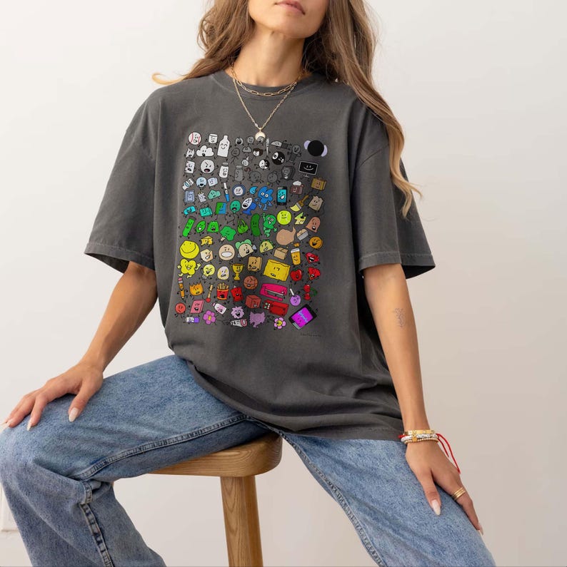 Bfdi Inanimate Insanity Characters T-shirt - Etsy
