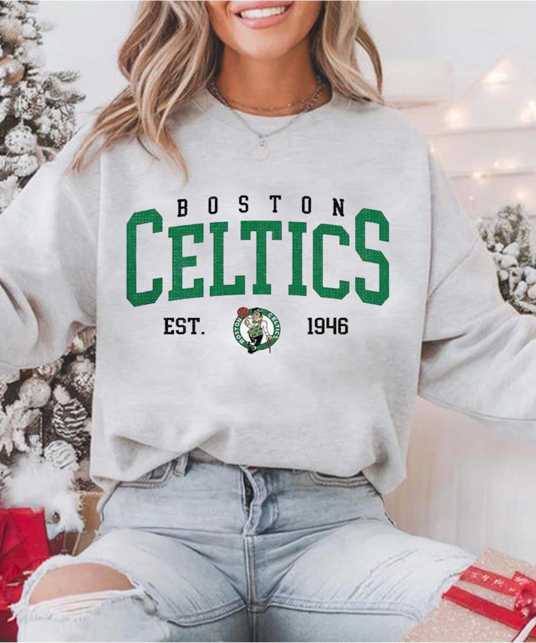 Vintage 90s Boston Celtics Sweatshirt: Retro Basketball Crewneck - Etsy