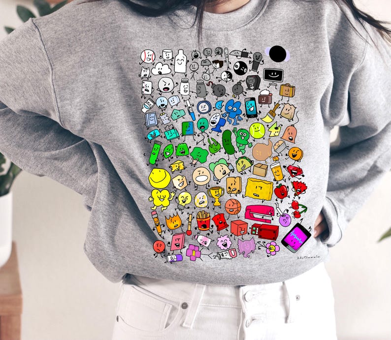 Bfdi Inanimate Insanity Characters T-shirt - Etsy
