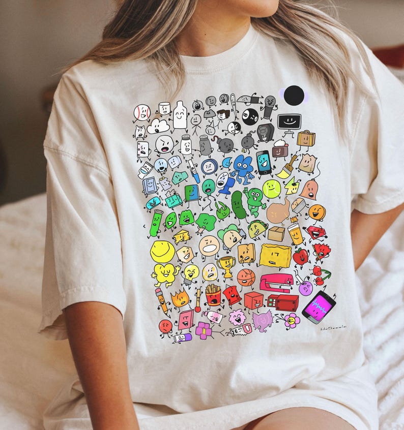 Bfdi Inanimate Insanity Characters T-shirt - Etsy