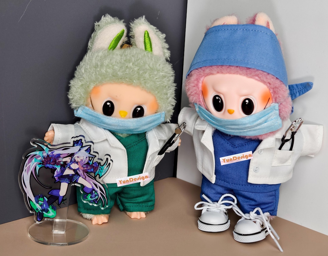 LABUBU Labubu Doctor Outfit Set Handmade Medical Uniform Doll ...