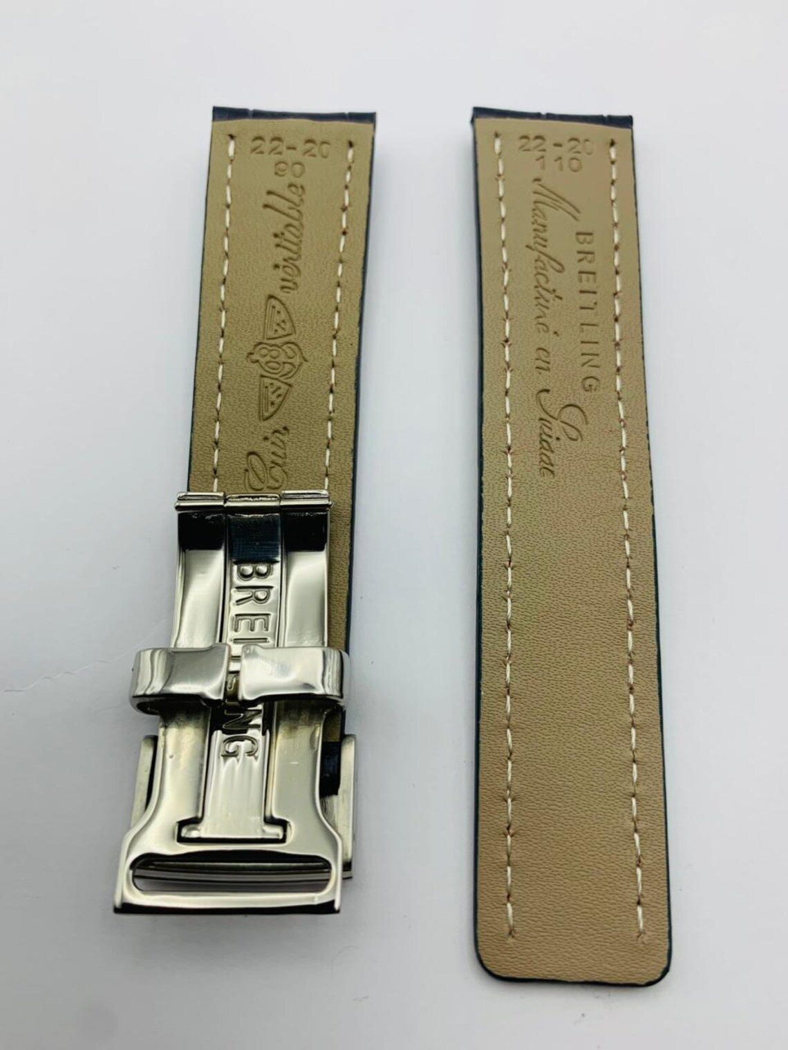 Breitling Leather Watch Strap for Breitling Watches 22mm Width ...