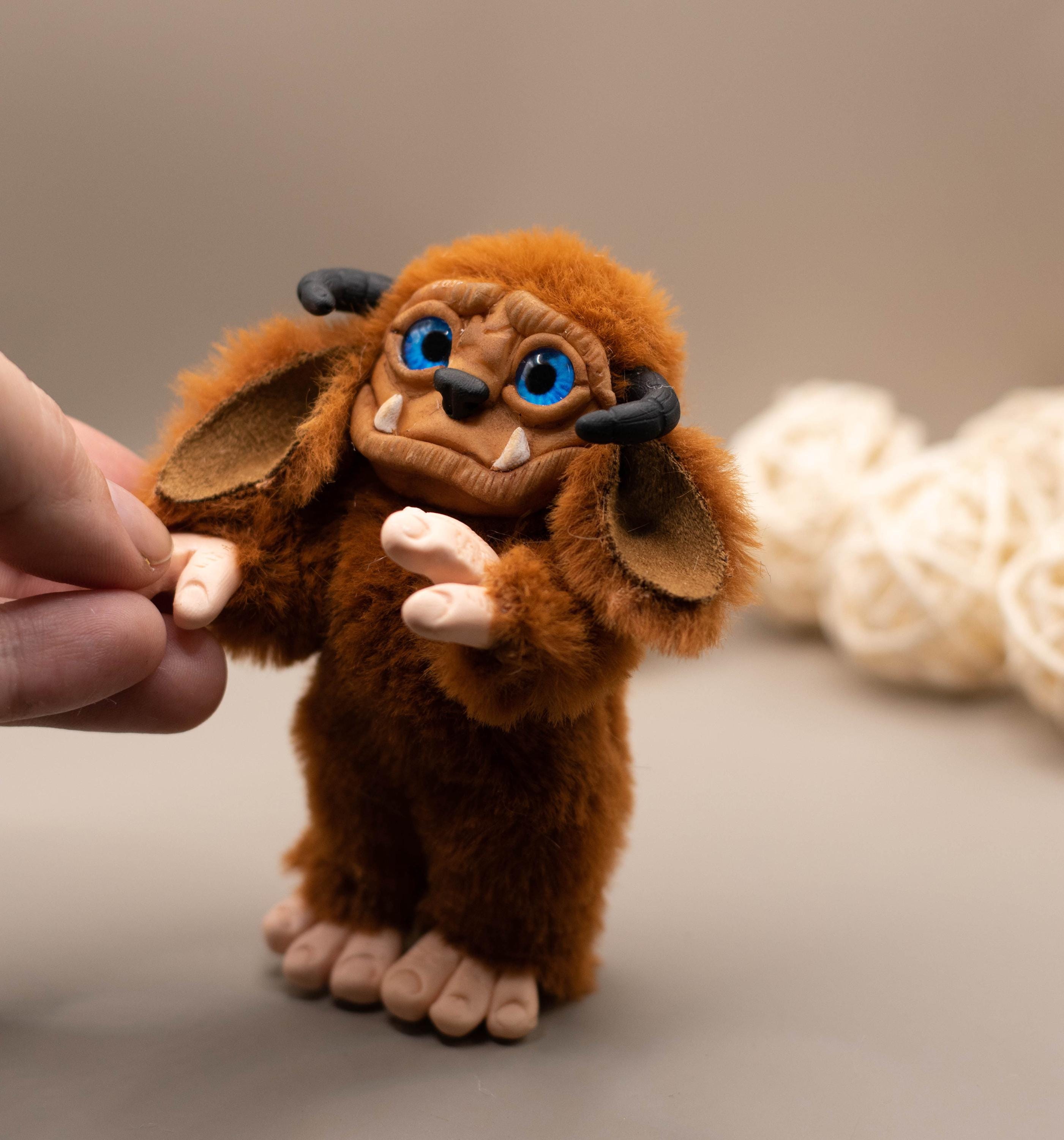 Tiny Ludo, Magwai Monsters Kawaii Plush Ooak Handmade Gift Art Doll ...