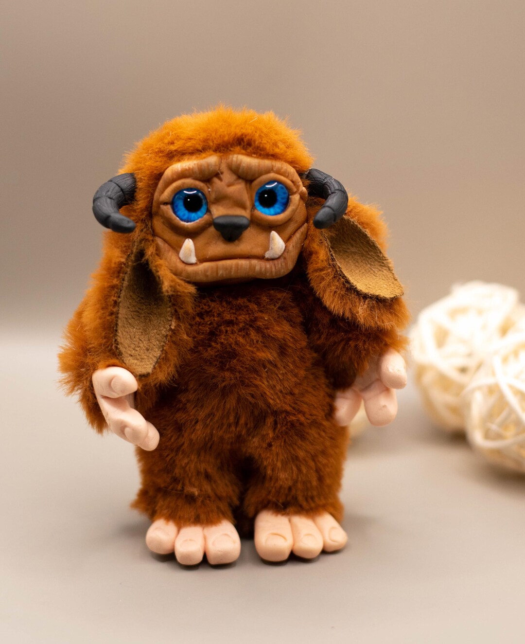 Tiny Ludo, Magwai Monsters Kawaii Plush Ooak Handmade Gift Art Doll ...