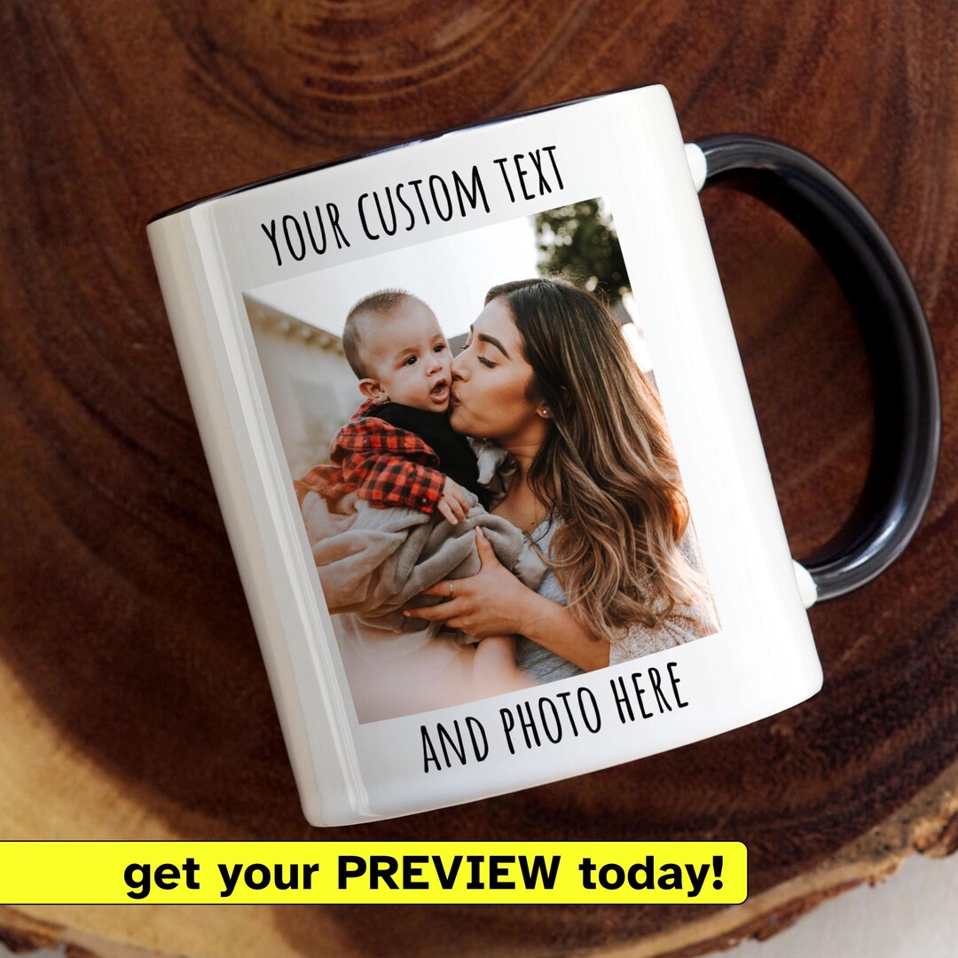 Picture Coffee Mug From Photo Custom Photo Mug for Her Picture Family ...