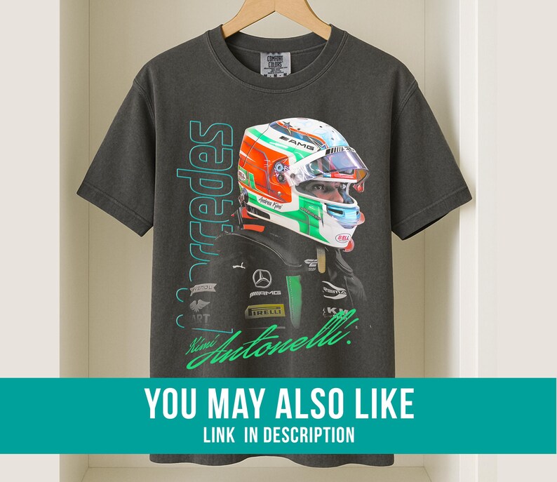 Andrea Kimi Antonelli Shirt Vintage F1 Merch Shirt, Formula 1 Tee ...