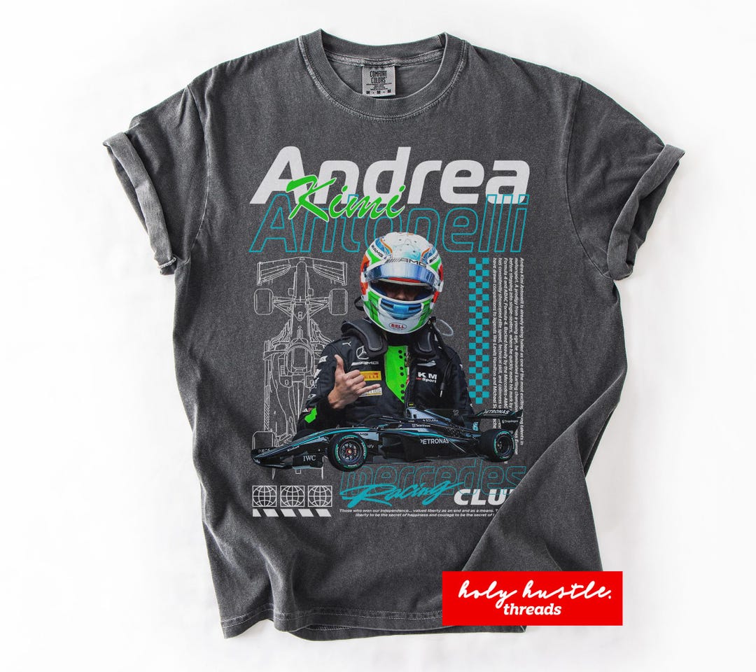 Andrea Kimi Antonelli Shirt Vintage F1 Merch Shirt, Formula 1 Tee ...