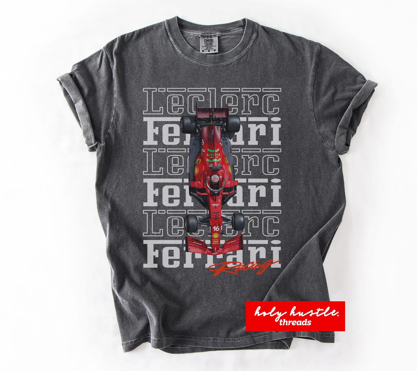 Charles Leclerc Ferrari Vintage F1 Merch Shirt, Formula 1 Tee, Comfort ...