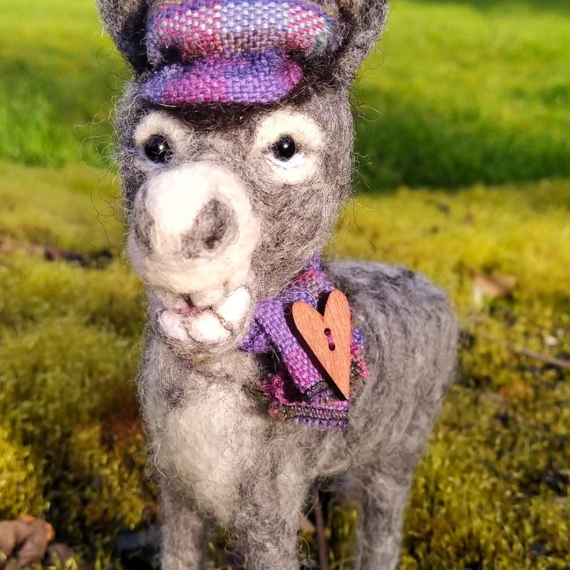 Donkey Figurine - Etsy