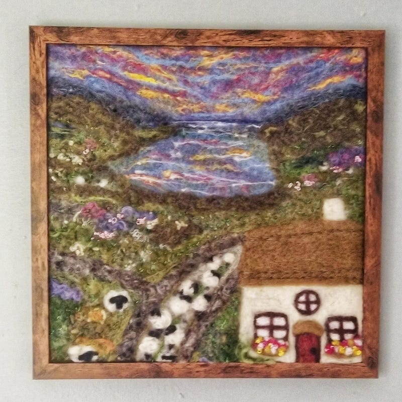 Wool Painting - Etsy