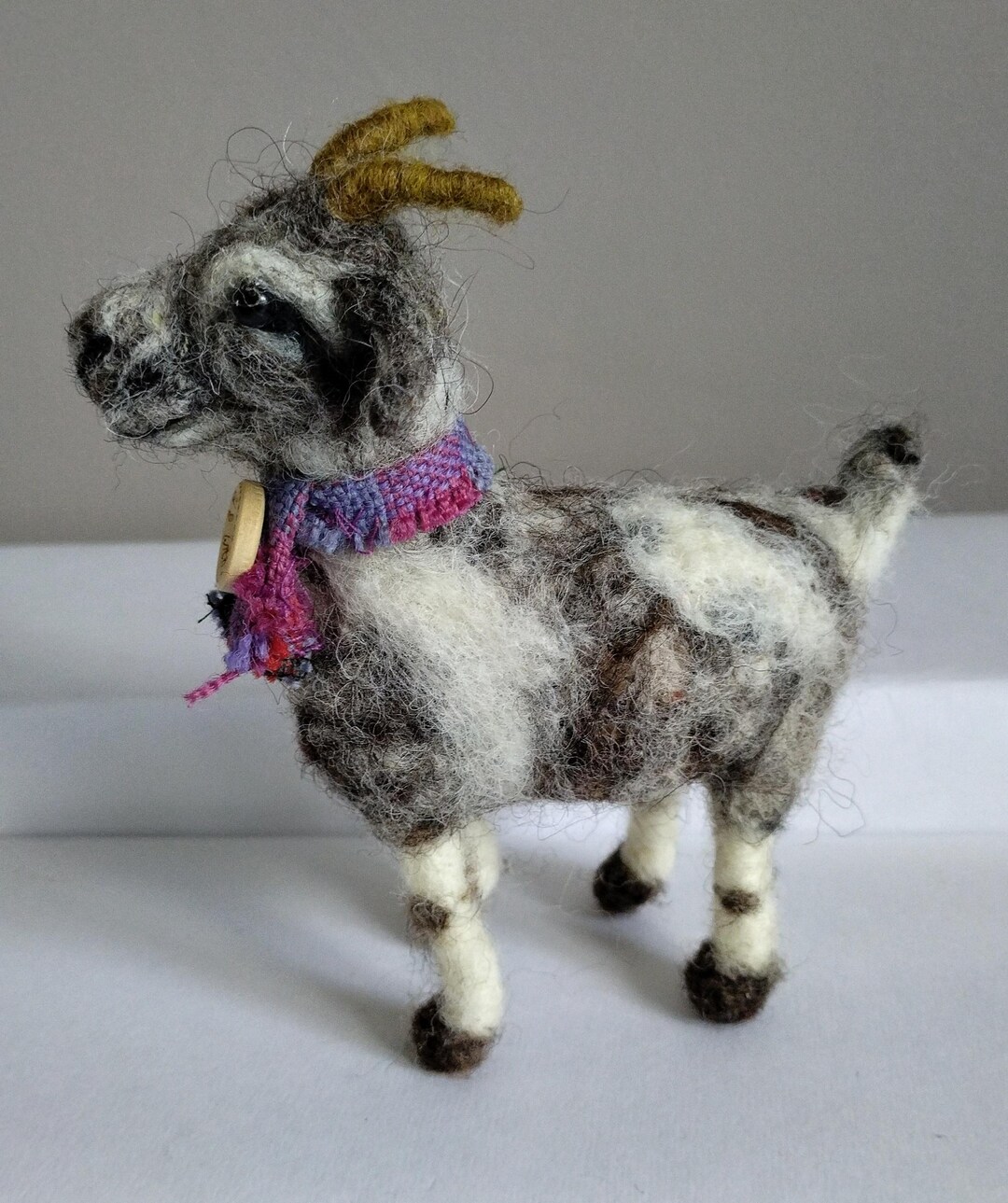 Irish Wool Felted Goat Sculpture Textile Art Goat Lovers Gift Goat ...