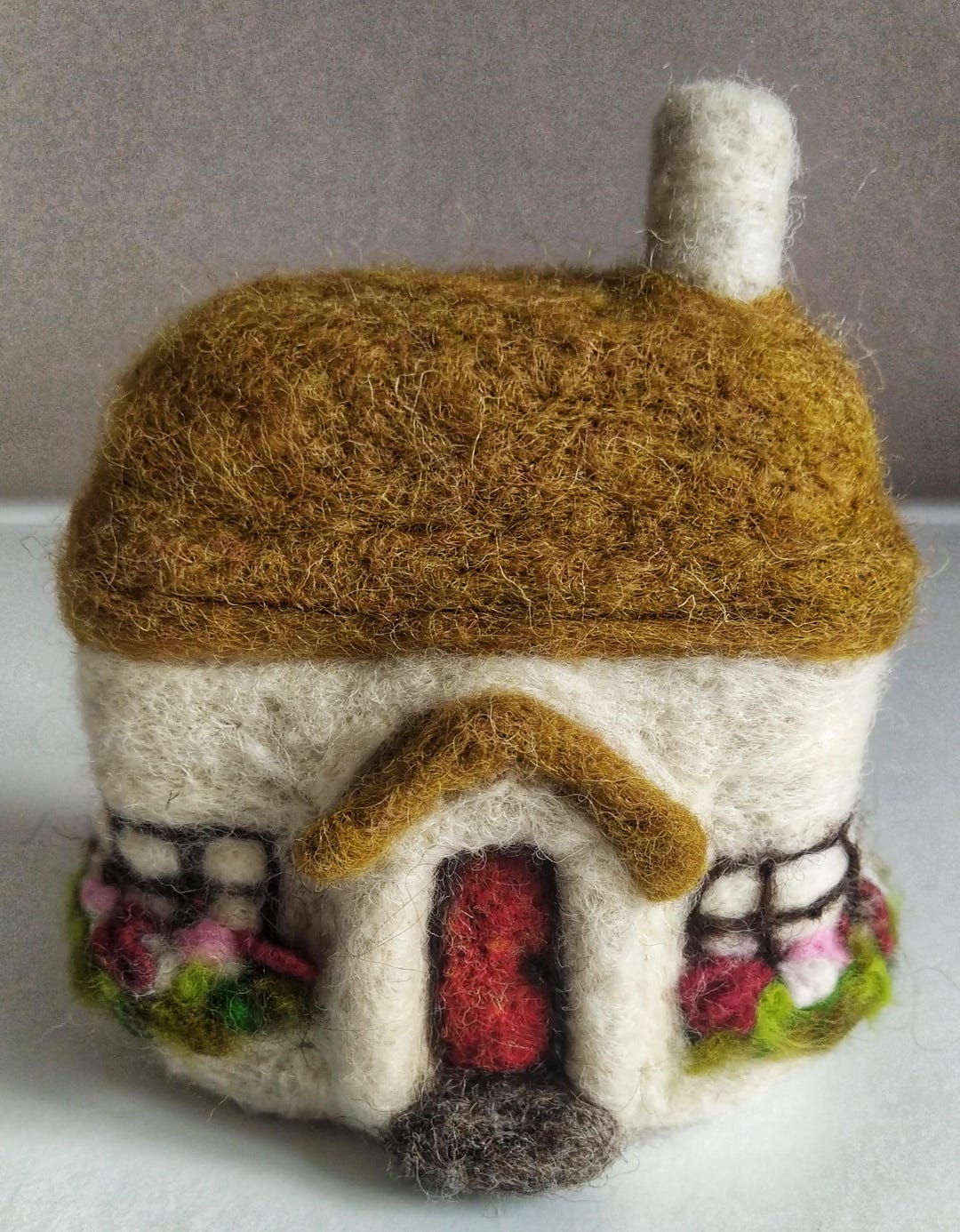 Thatch Roof Irish Cottage Wool Sculpture Collectable House Artwork ...