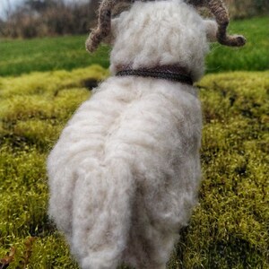 Ram Wool Sculpture Ram Figurine Felted Art Collectable Sheep Lovers ...