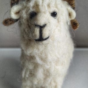 Ram Wool Sculpture Ram Figurine Felted Art Collectable Sheep Lovers ...