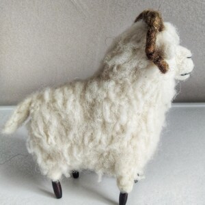 Ram Wool Sculpture Ram Figurine Felted Art Collectable Sheep Lovers ...