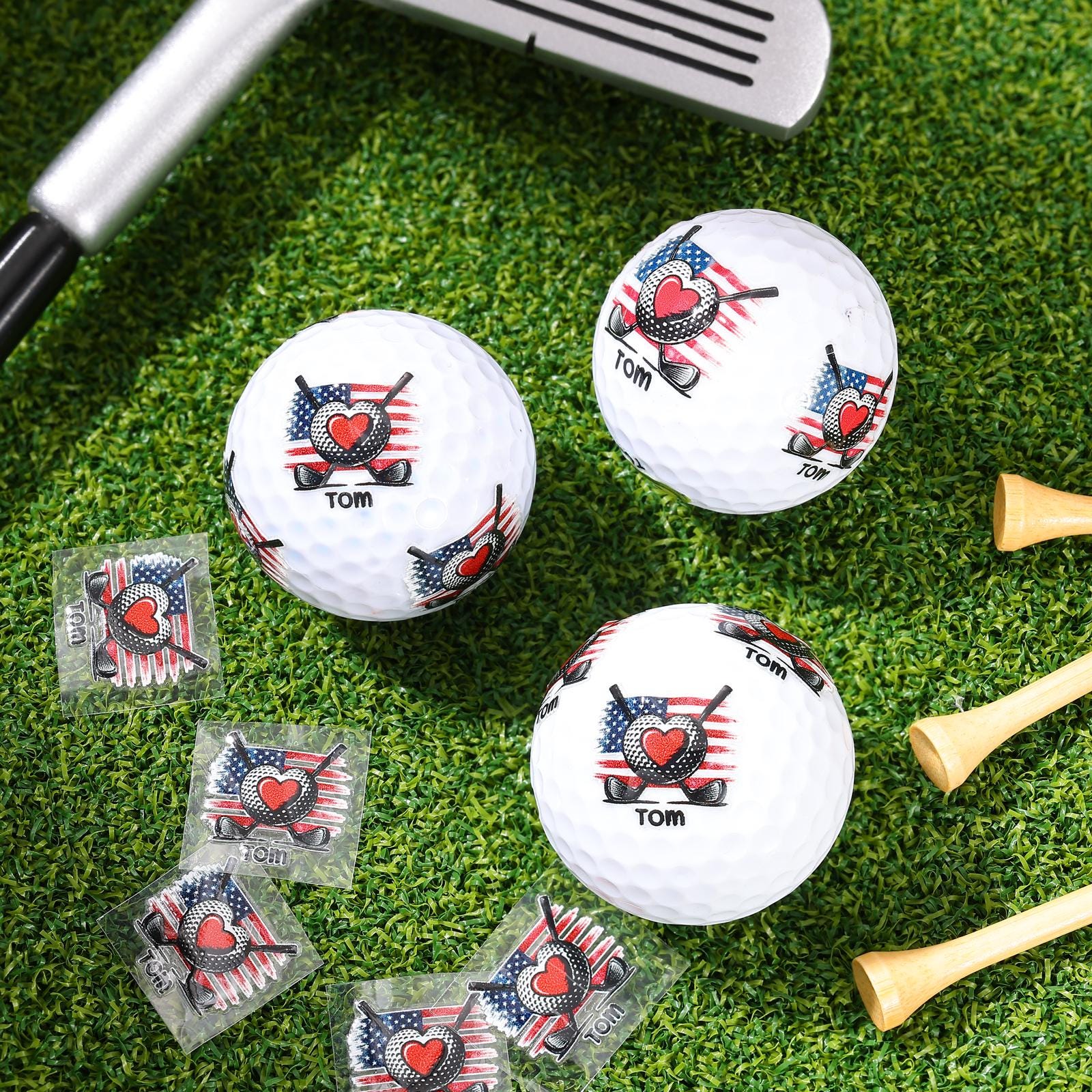 Personalized Logo Stickers,custom Logo Stickers,golfer Sport Gifts ...