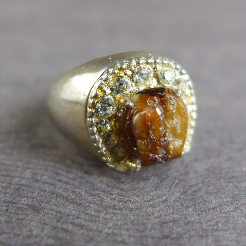 Vintage Gangster Ring - Etsy