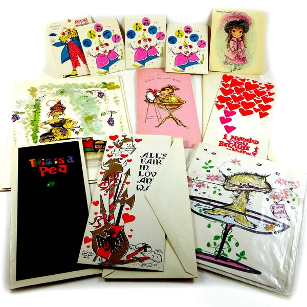 1960s Mod Cards - Etsy