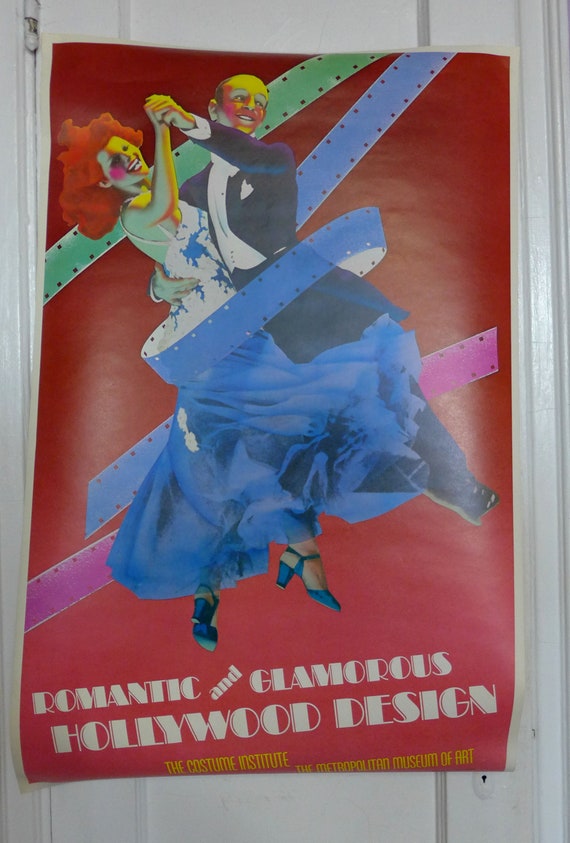 Romantic & Glamorous Hollywood Design Original Poster | Etsy