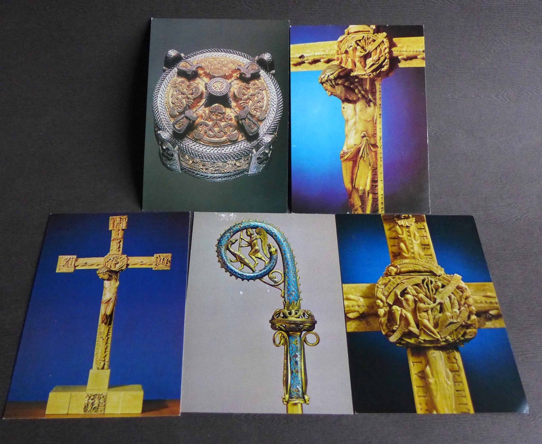 Lot of 62 Medieval and Renaissance Christian Religious Art, Statuary ...