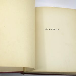 Mr Pickwick by Charles Dickens, Pages From the Pickwick Papers ...