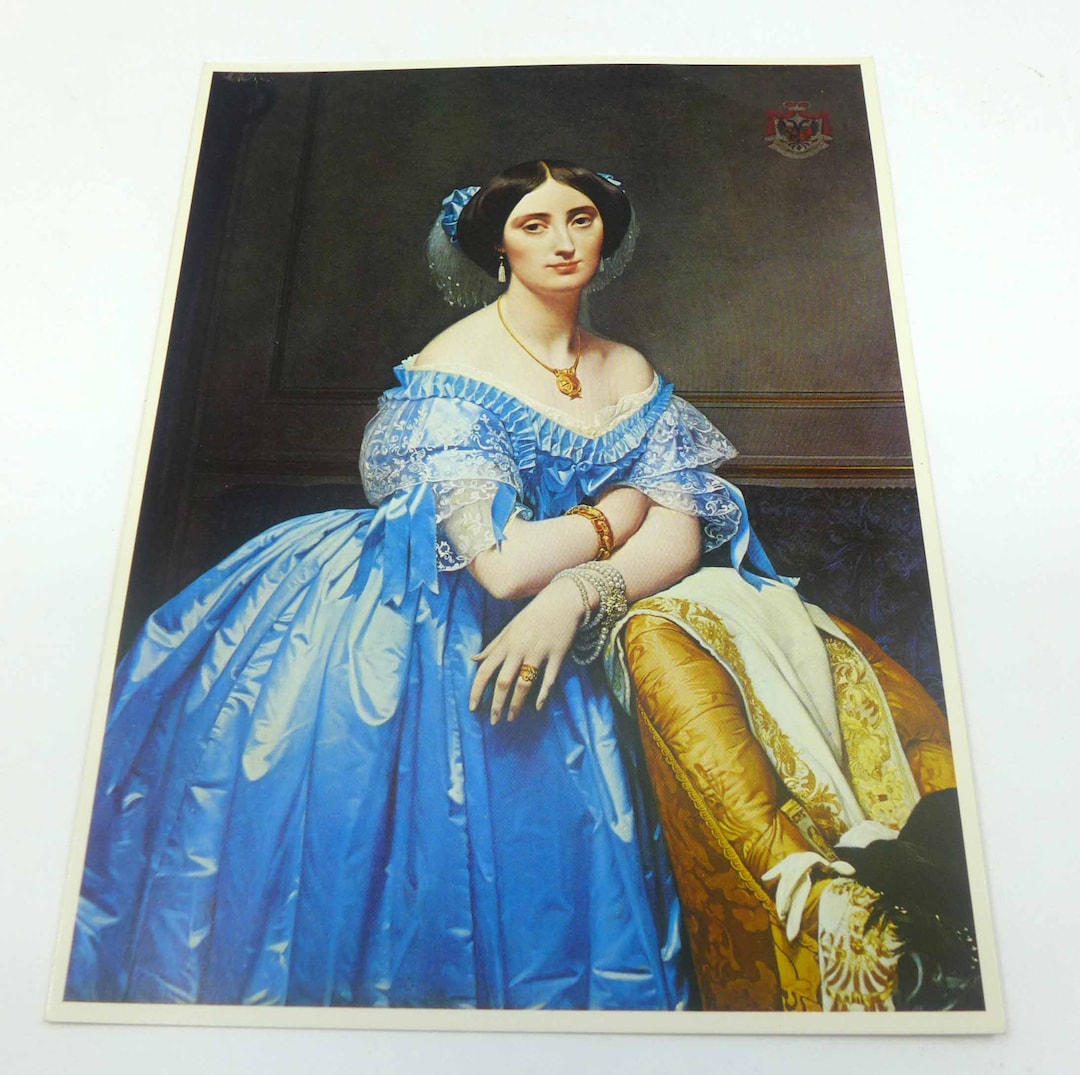 Portrait of Princesse De Broglie by Ingres, French 19th C Portrait ...