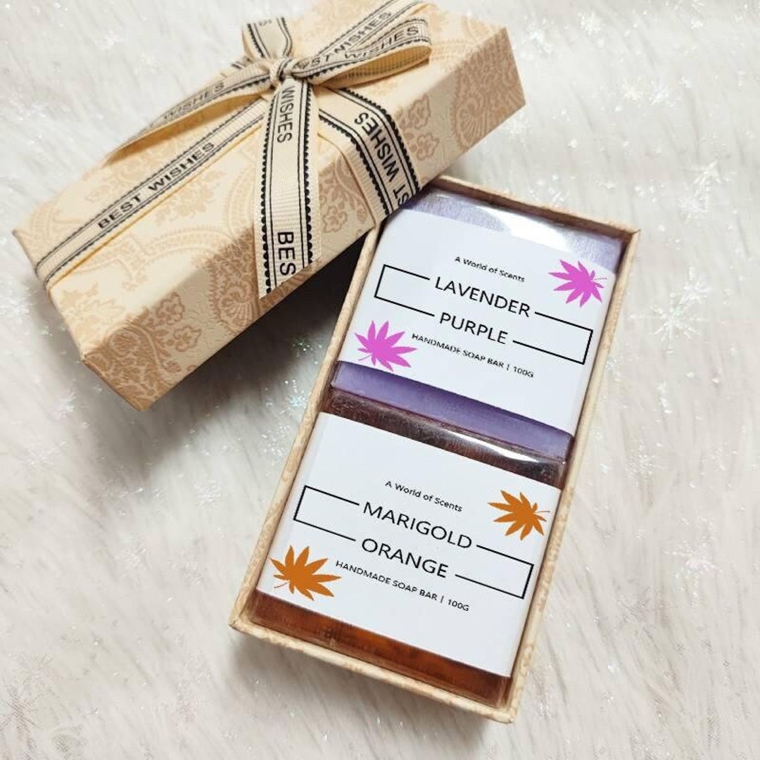 Soap Gift Box for Her for Him, Basket for Women, Bridal Shower Gift ...