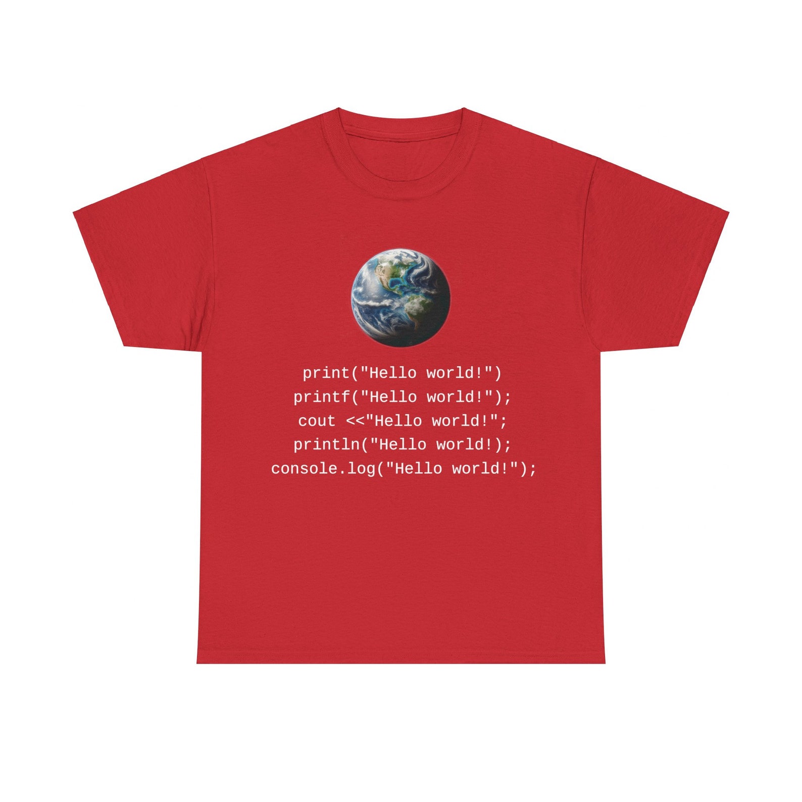 Hello World Funny T-shirt Programming Developers Python Java Geek - Etsy