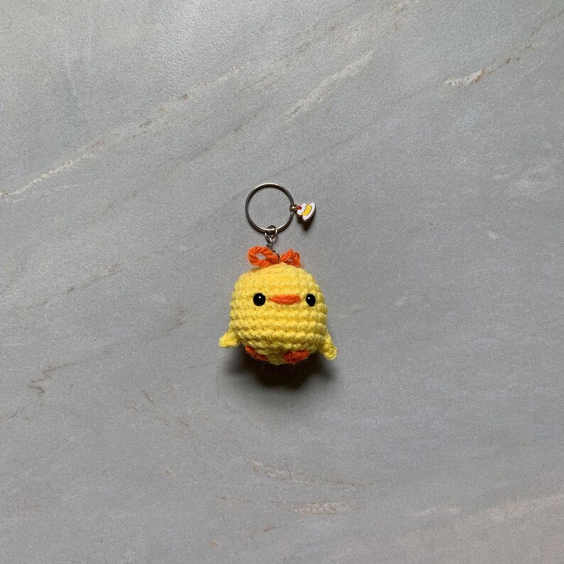 Cute Crochet Mini Amigurumi Chick ~ Handmade Chick ~ Attachable ...