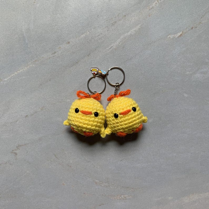 Cute Crochet Mini Amigurumi Chick ~ Handmade Chick ~ Attachable ...