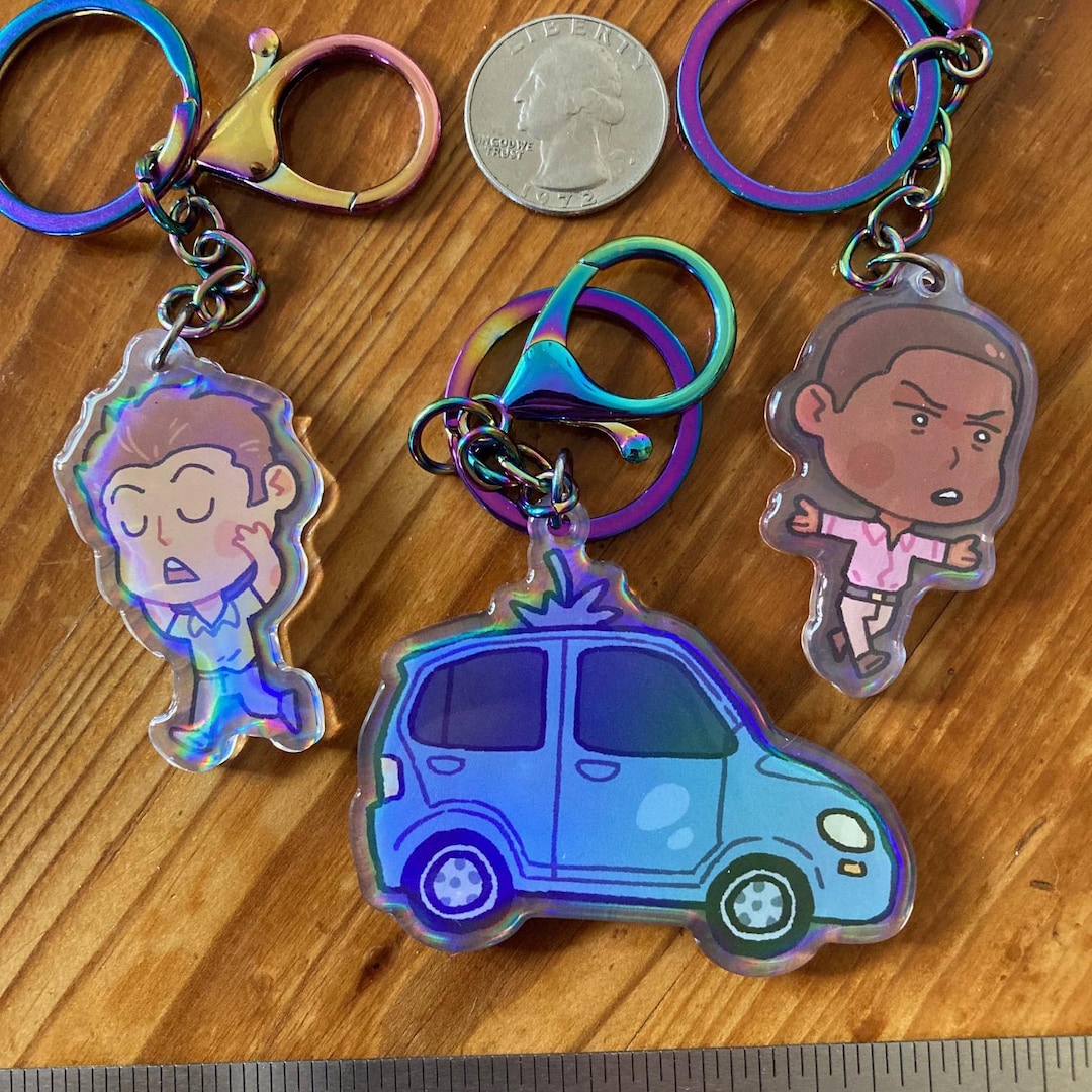 Psychics Keychains Epoxy Rainbow Shawn Gus Blueberry - Etsy