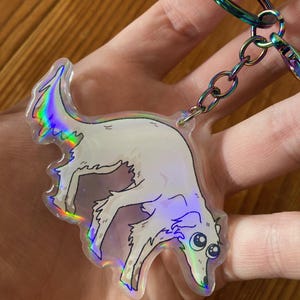 Secured Crypt Keychains Epoxy Rainbow Harrow Gideon Noodle! - Etsy