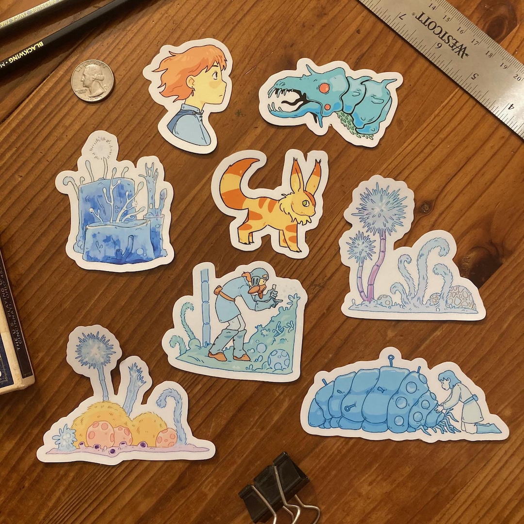 Lowland of the Breeze Sticker Set 2.5" Die Cut, Vinyl, Waterproof ...