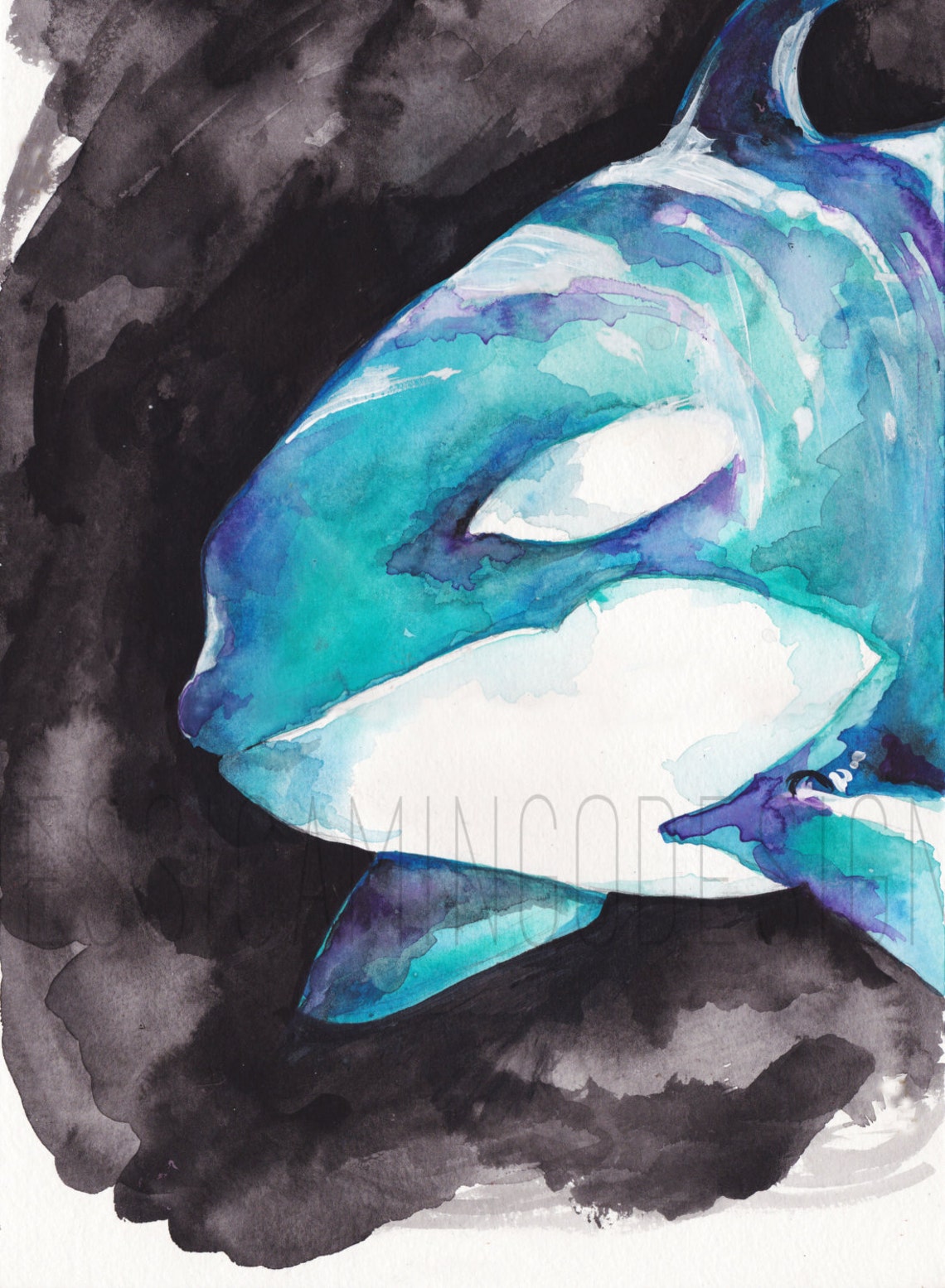 Orca Print Killer Whale Art Killer Whale Print Orca Art - Etsy