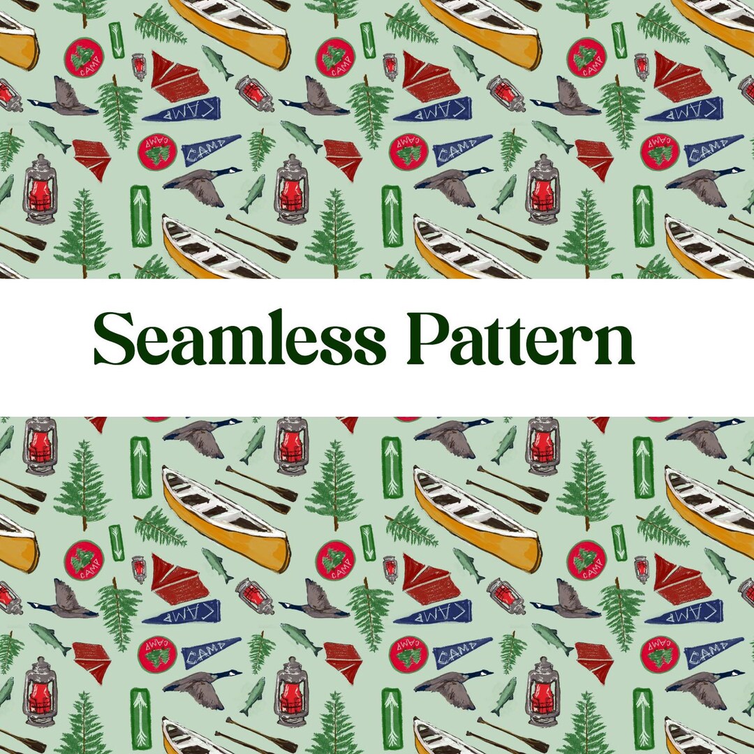 Camp Seamless Download, Seamless Pattern, Pattern Download, Floral ...