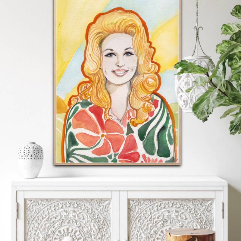 Dolly Parton Print - Etsy