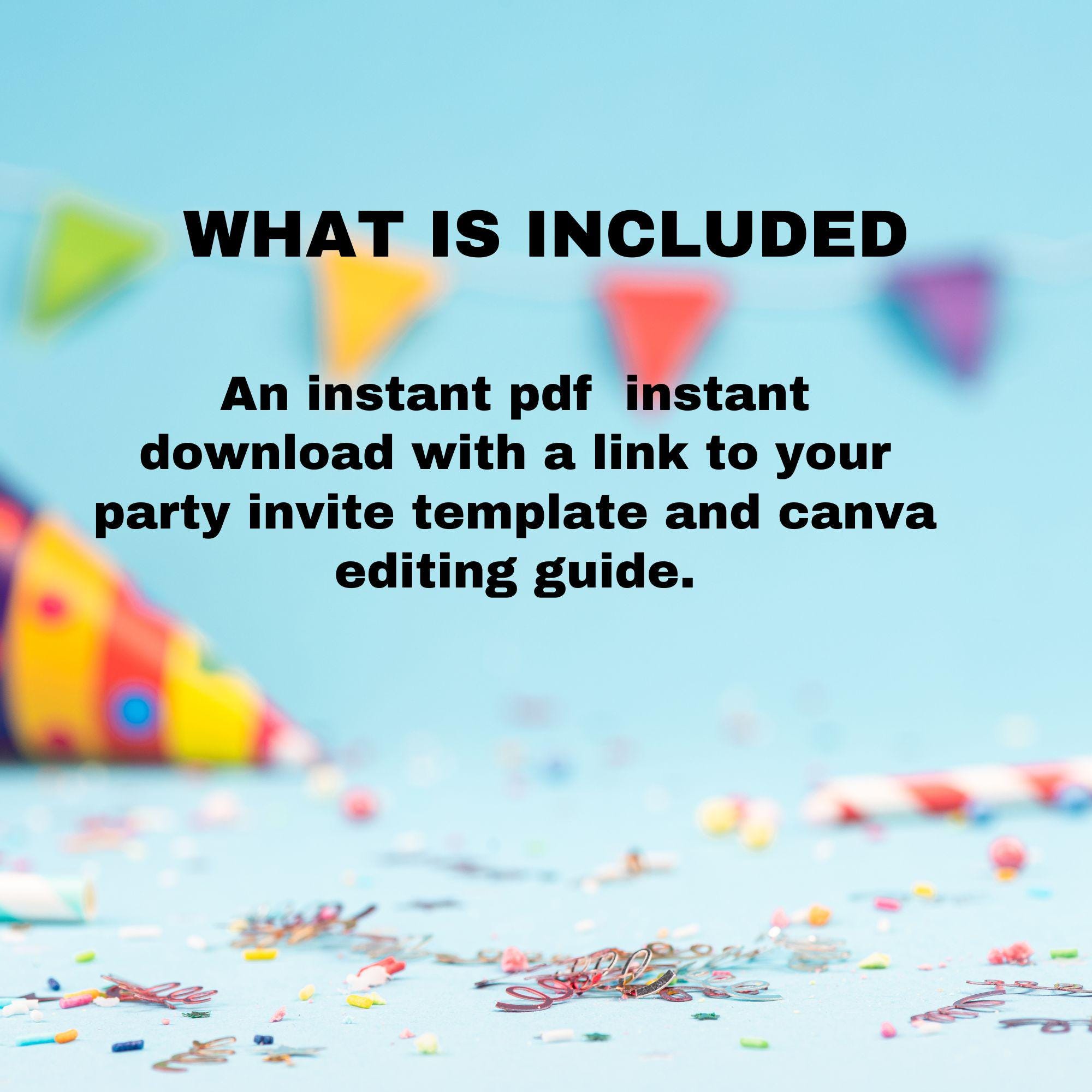 Italian Brain Rot Birthday Invitation Template | Fun, Chaotic Party ...