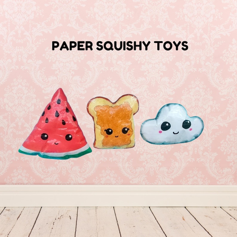 Paper Squishy Toy Template for Kids - Etsy