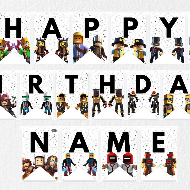 Roblox Printable - Etsy