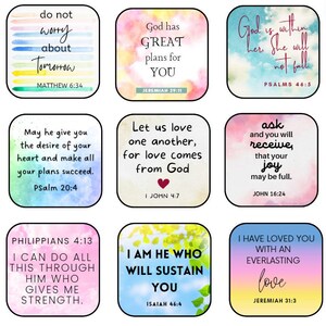 Bible Verse Stickers | Inspirational Scripture Quotes (digital Download ...