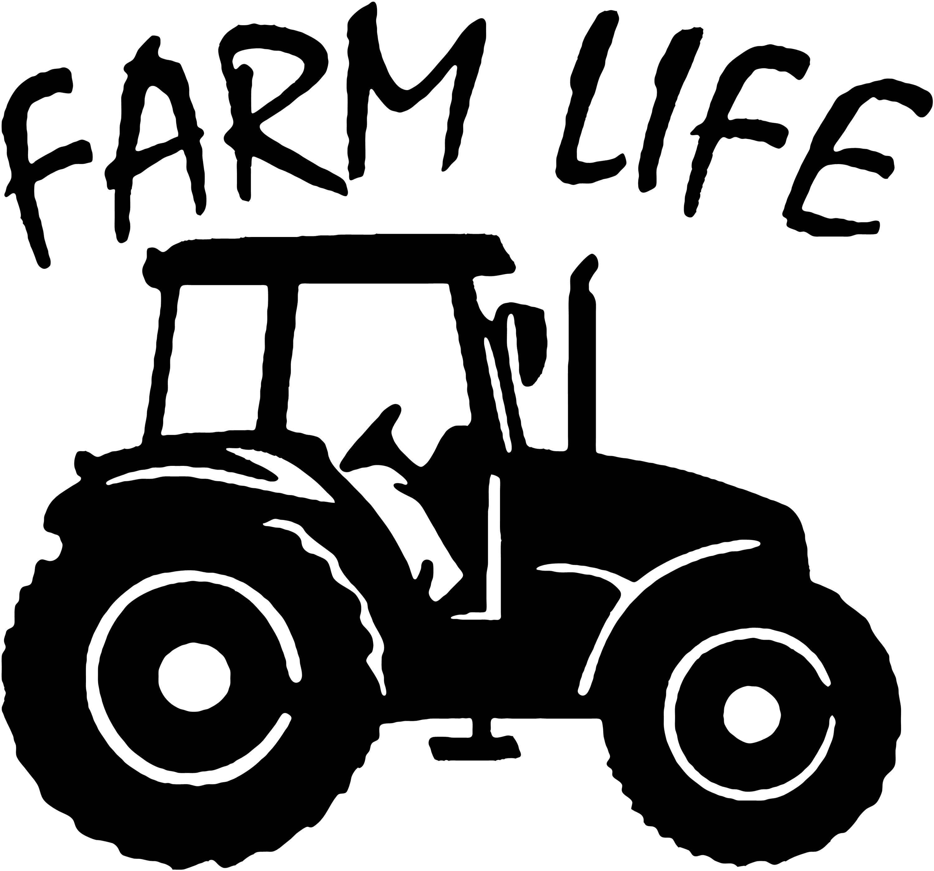 Farm Life Tractor - Etsy