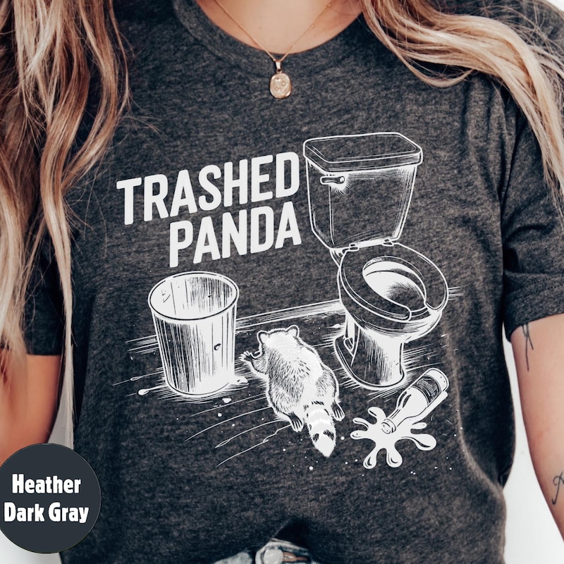 Drunk Raccoon T Shirt - Etsy
