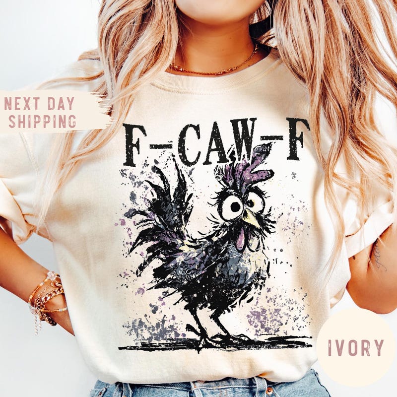 F Caw F Chicken Tshirt - Etsy