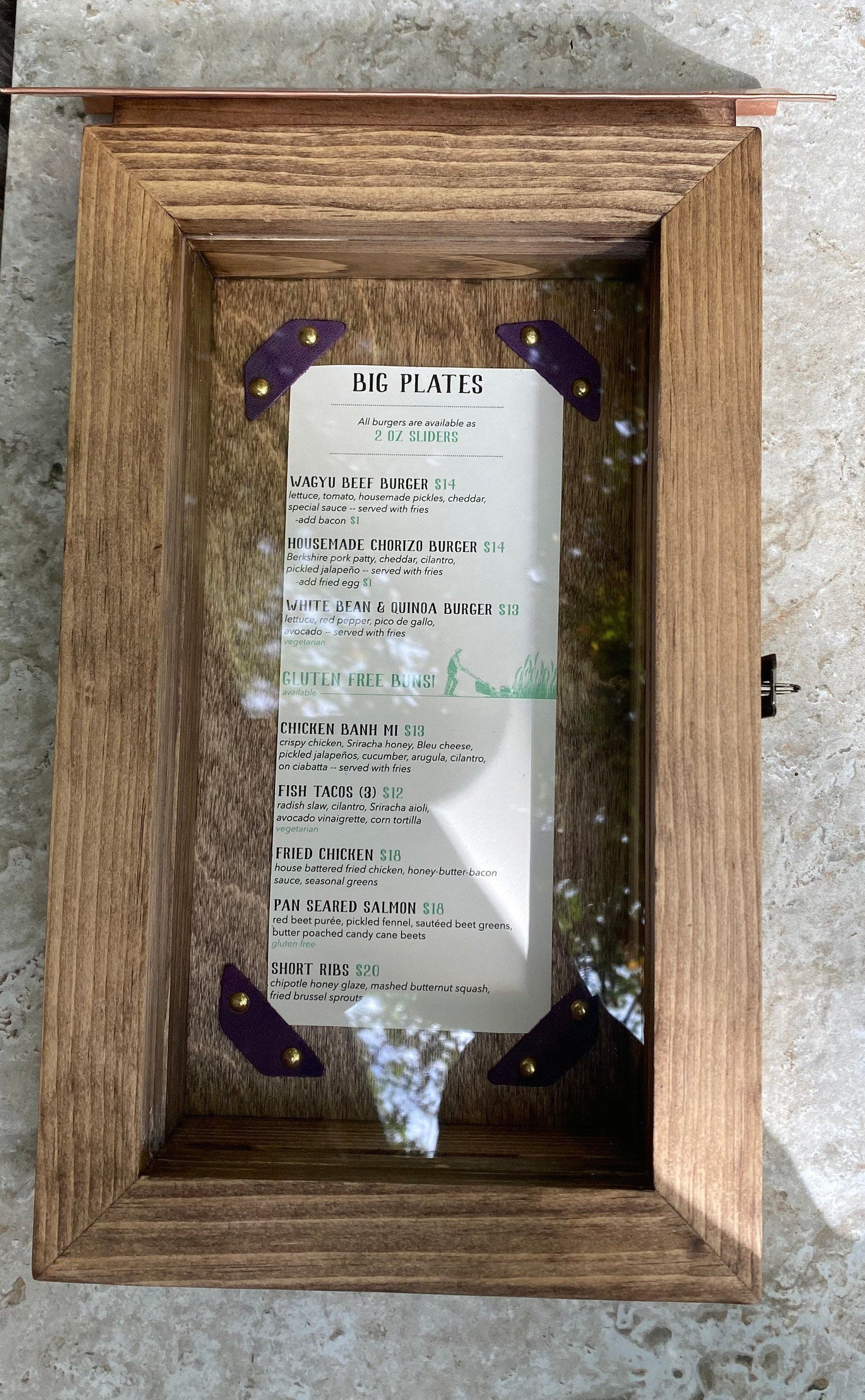 Outdoor Menu Display Box - Etsy Australia
