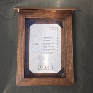 Outdoor Menu Display Box - Etsy