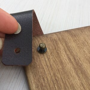 Leather Strap Menu Board - Etsy