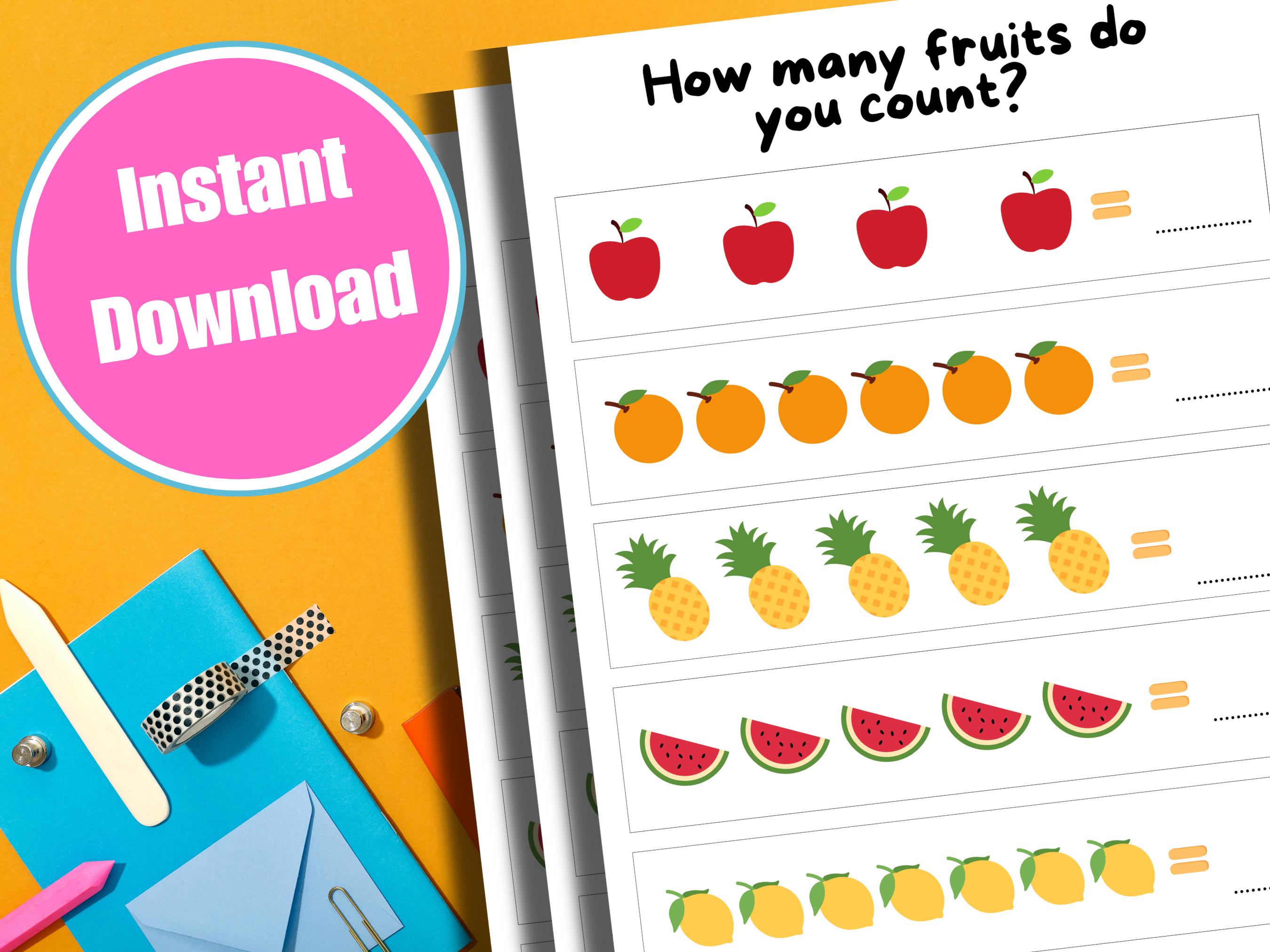 50-page Math Learning Bundle | Fun Kids Activities (PDF) - Etsy