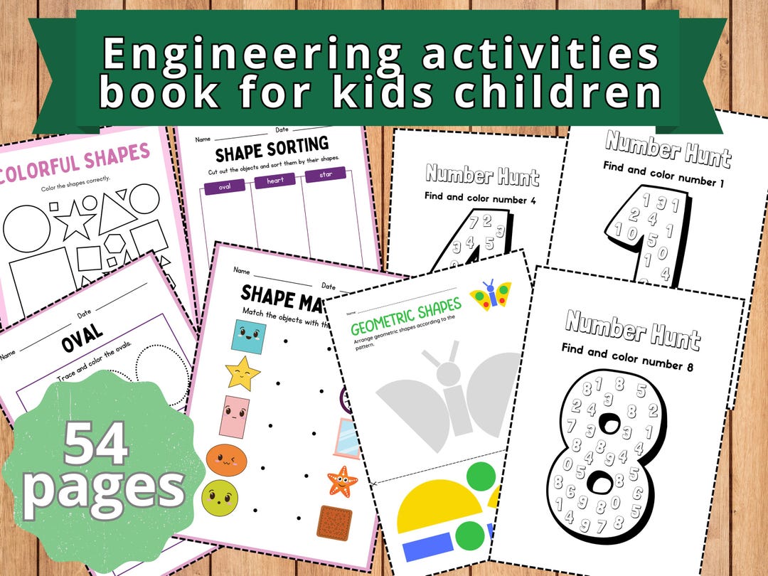 Preschool Engineering Learning Bundle | Printable STEM Activities for ...