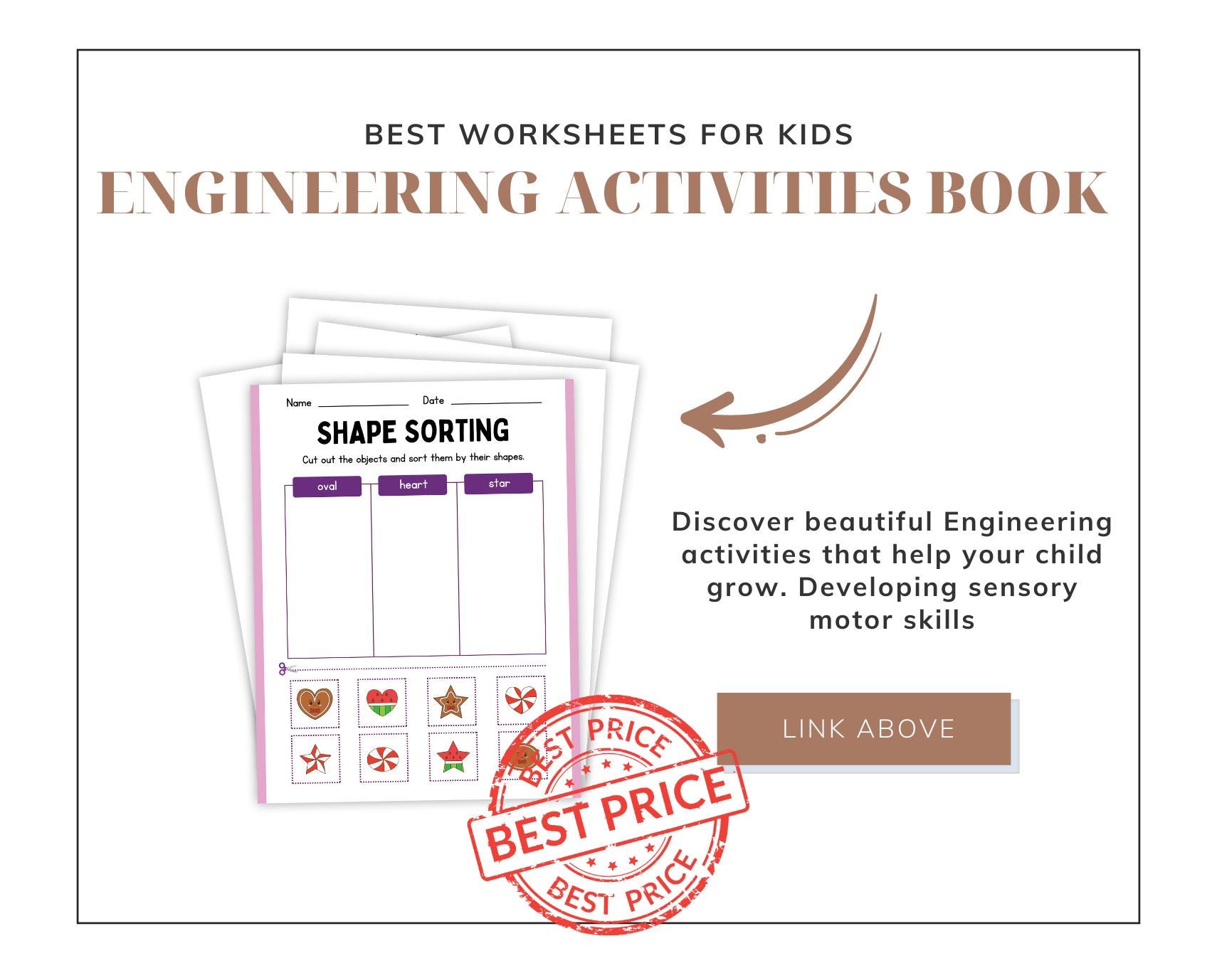 Preschool Engineering Learning Bundle | Printable STEM Activities for ...