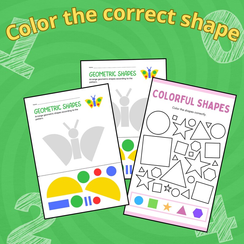 Pre-k Math Worksheet | Printable Worksheets for Math | Math for Kids ...